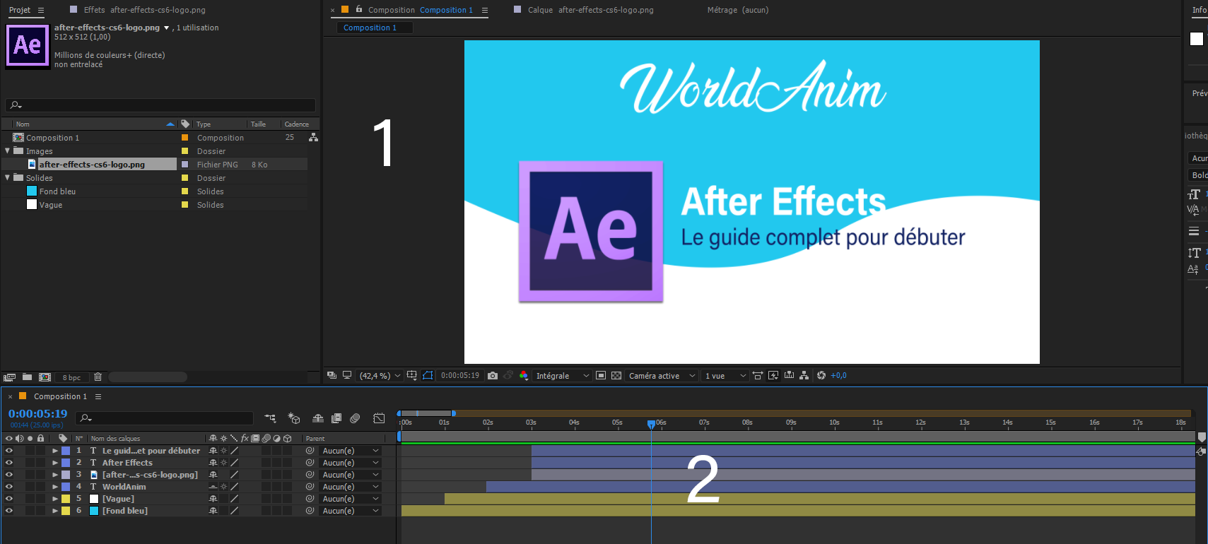 After Effects Calques Timeline Et Pr visualisation WorldAnim After Effects Calques Timeline Et Pr visualisation WorldAnim